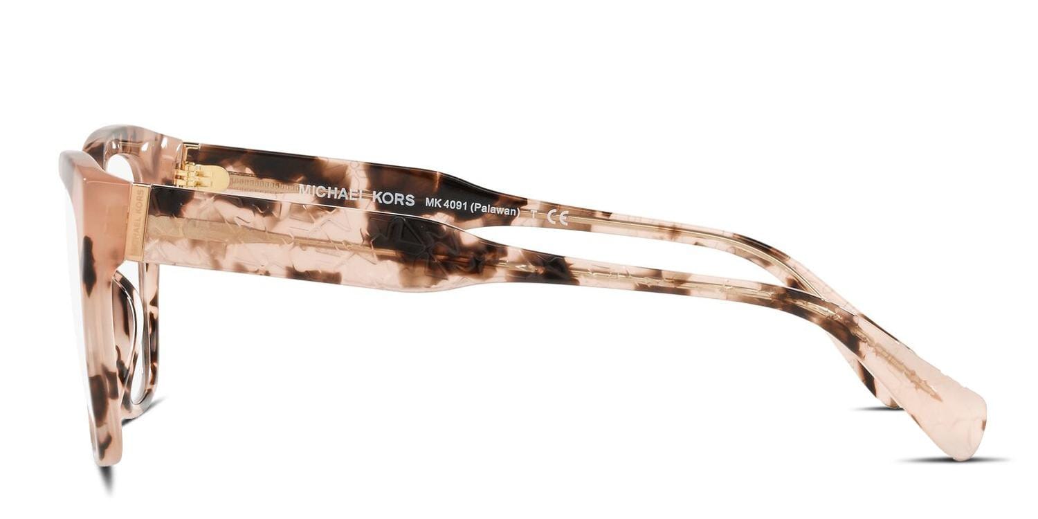 Michael Kors MK4091 Palawan Tortoise/Pink Prescription Eyeglasses