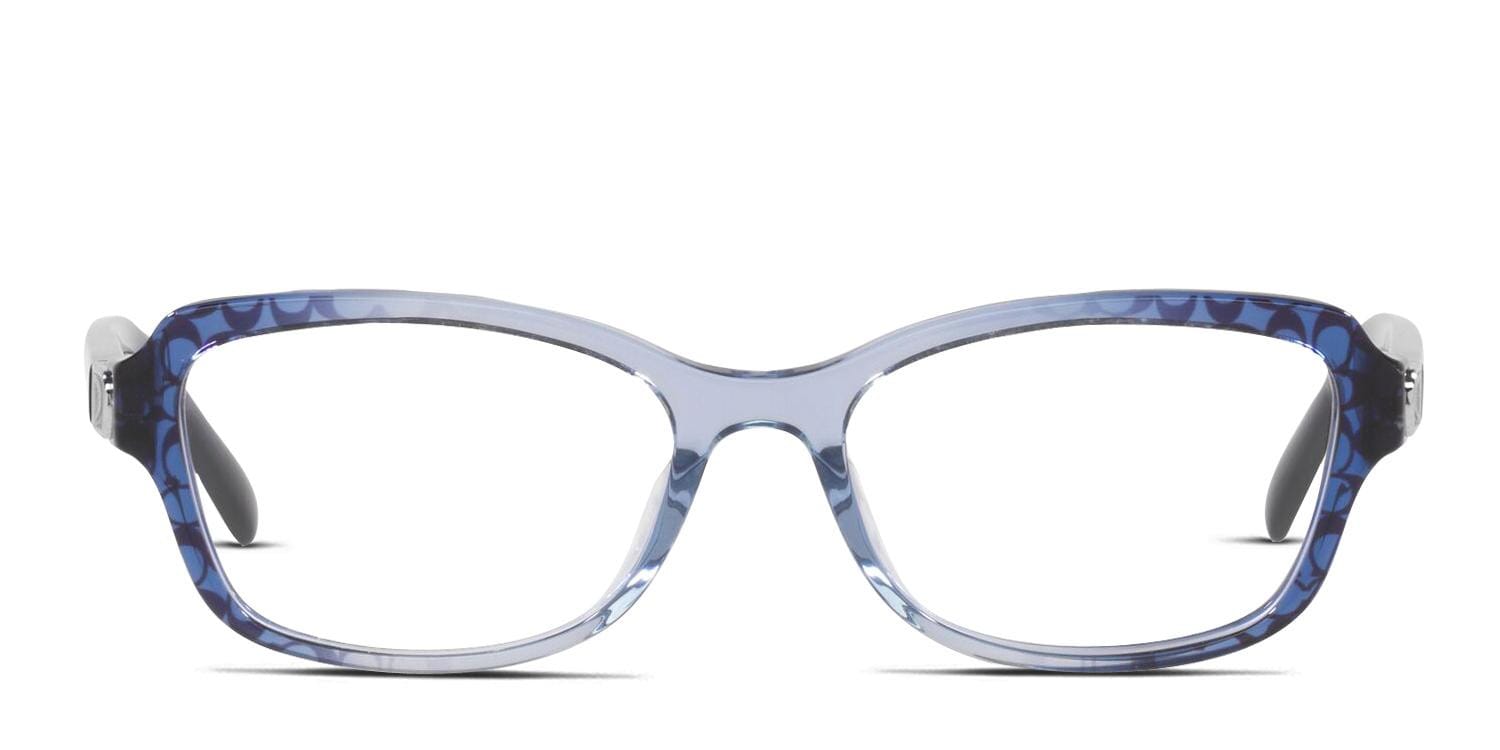 Coach HC6193U Blue/Clear Eyeglasses | Includes Free Rx Lenses ...