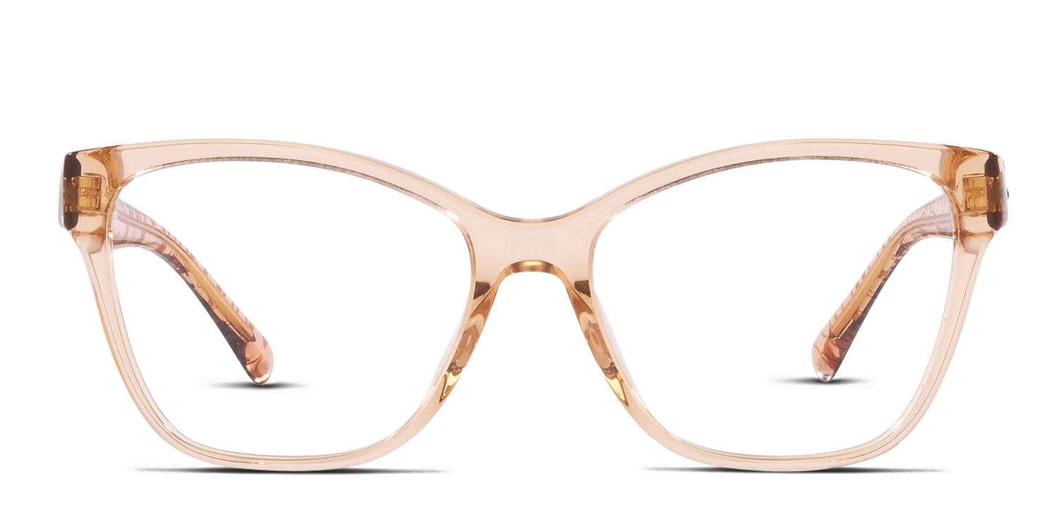 Coach HC6207U Clear/Brown Eyeglasses | Includes Free Rx Lenses ...