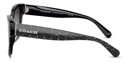 Coach HC8379U Cl920 gray frame with grey gradient lenses. Lenses ...