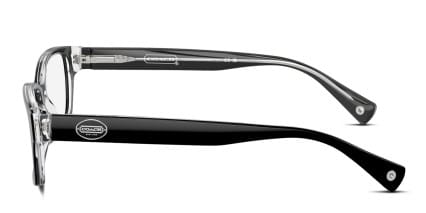 Coach HC6040 Brooklyn black , clear frame