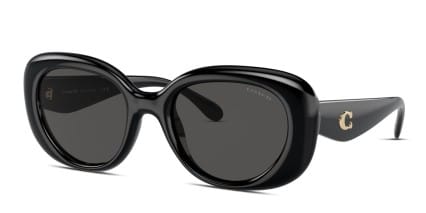 Coach HC8391U Shiny Black Prescription Sunglasses