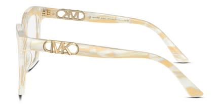 Michael Kors MK4119U Nassau white , brown frame