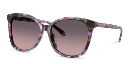 Coach HC8271U Tortoise, Purple, Green Prescription Sunglasses