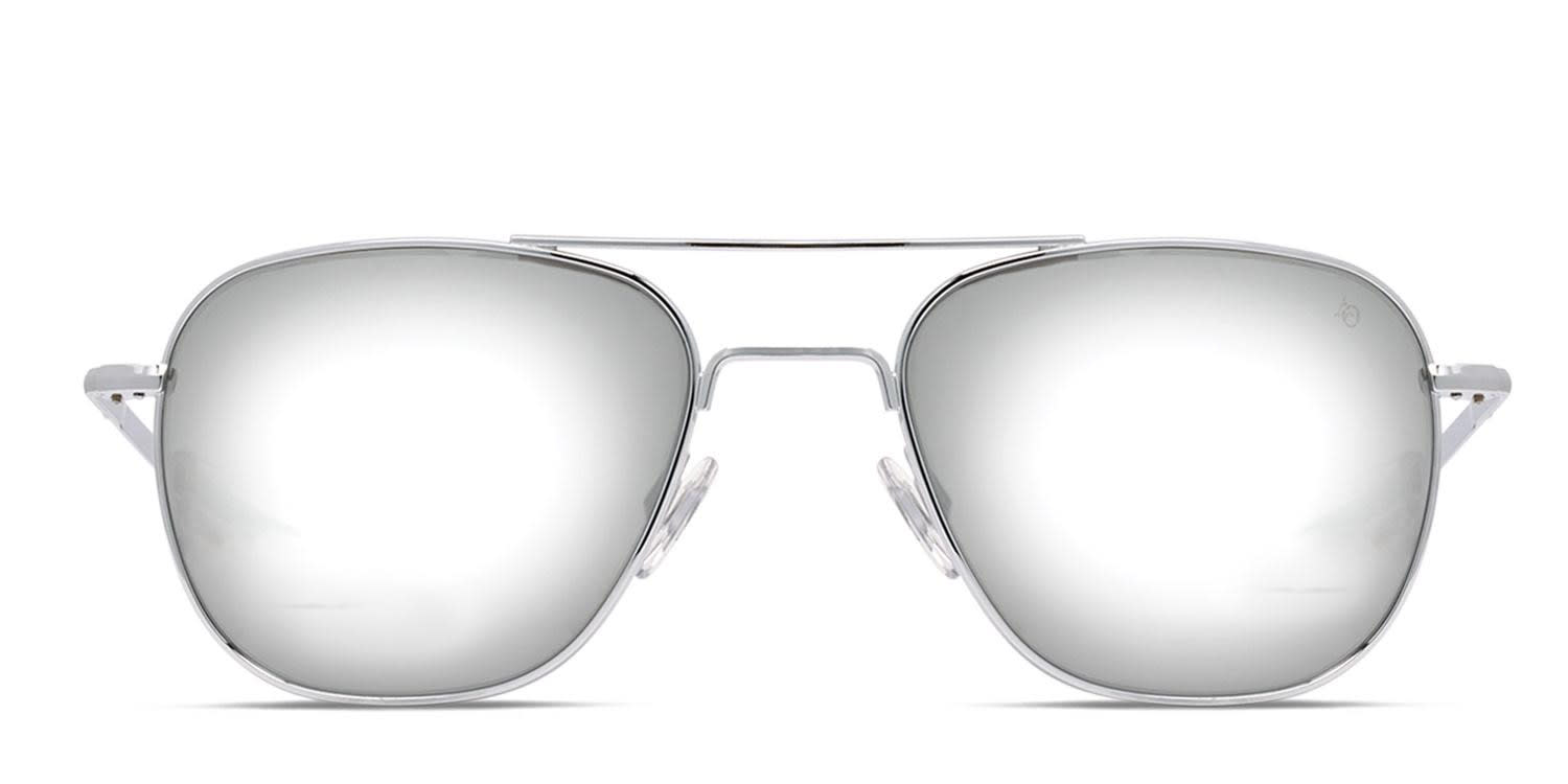 American Optical Original Pilot Silver Prescription Sunglasses - 50% ...