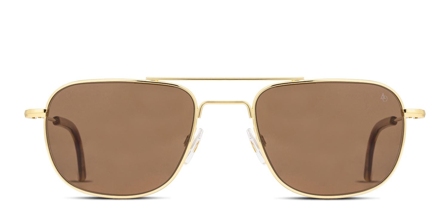 American Optical Checkmate Gold Prescription Sunglasses - 50% Off Lenses