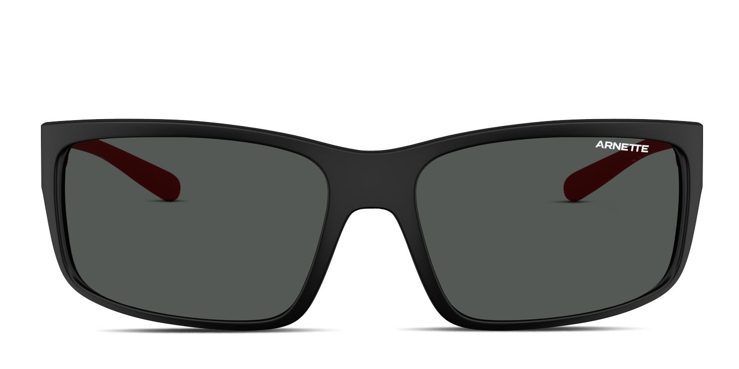 Arnette AN4242 Fastball 2.0 black frame with dark grey lenses. Lenses ...