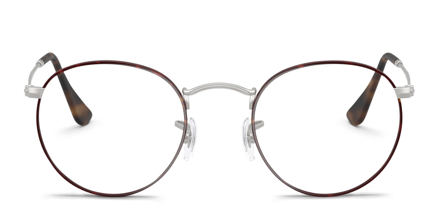Ray-Ban RX3447V Round Metal tortoise frame