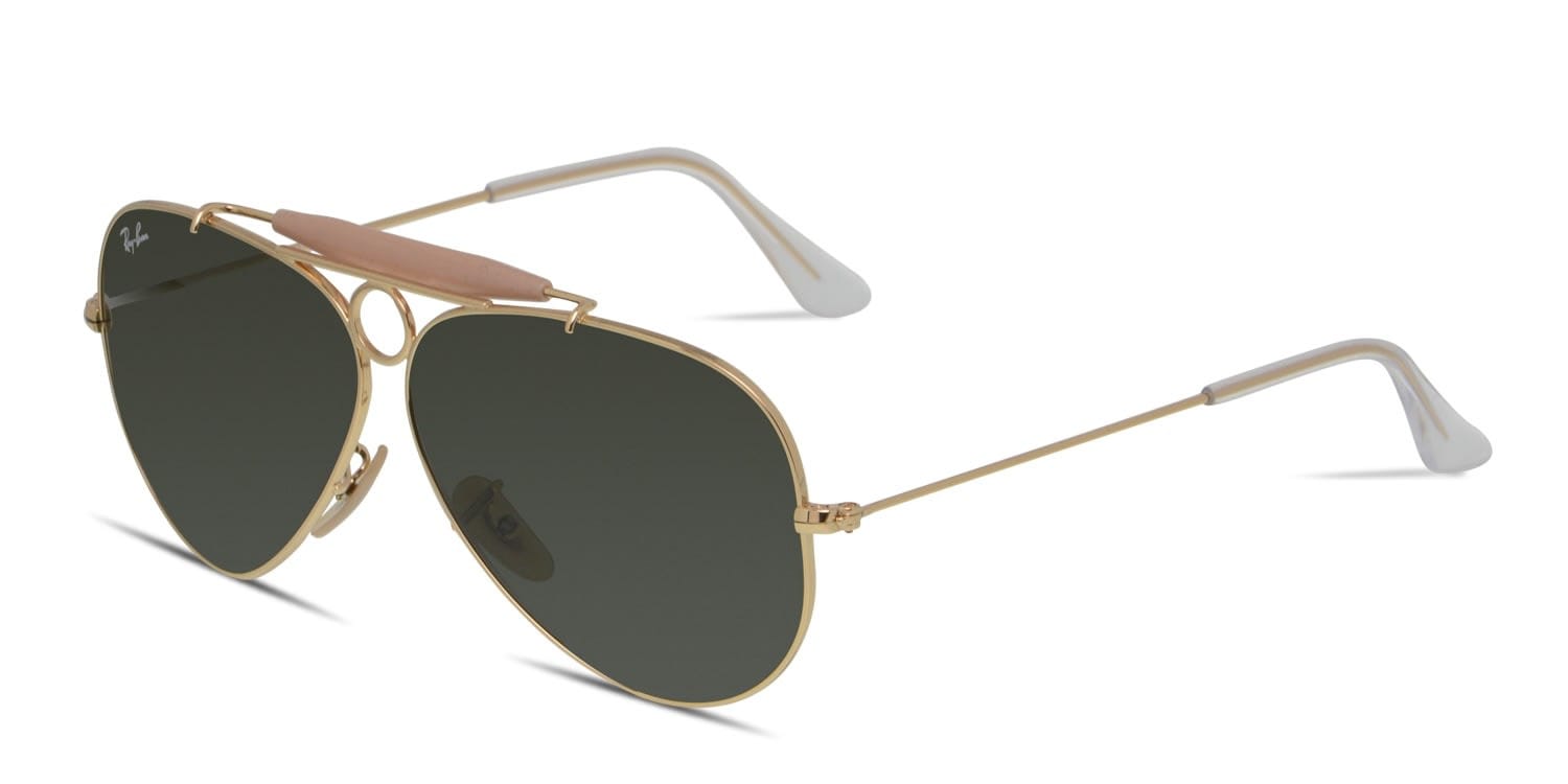 The Ray-Ban Shooter 3138 is timeless aviator from the brand's Icons ...