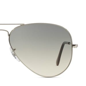 Ray-Ban RB3025 Aviator Large Metal Silver, Black Sunglasses