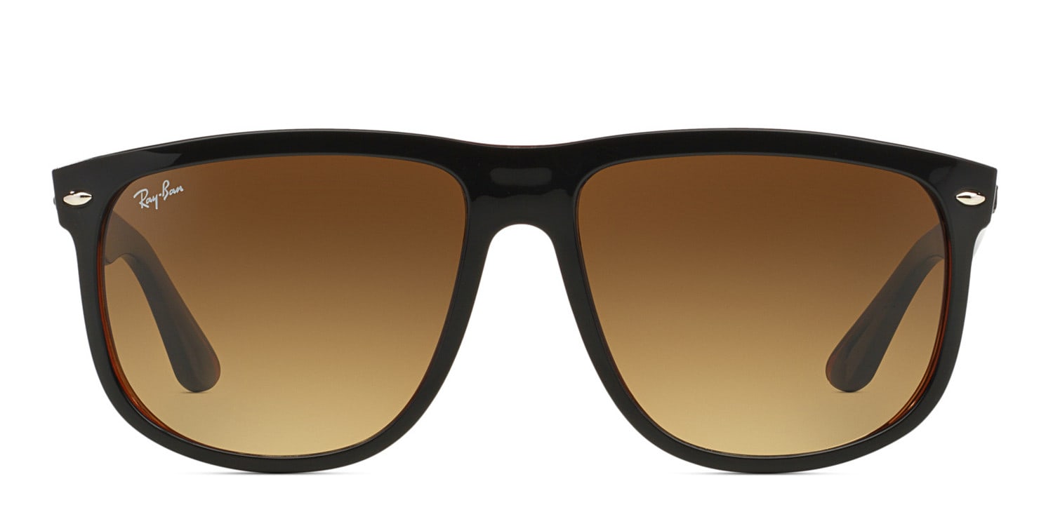 Ray-Ban RB4147 Boyfriend Black/Brown Sunglasses