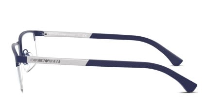 Emporio Armani EA1041 Blue Eyeglasses | Includes Free Rx Lenses ...