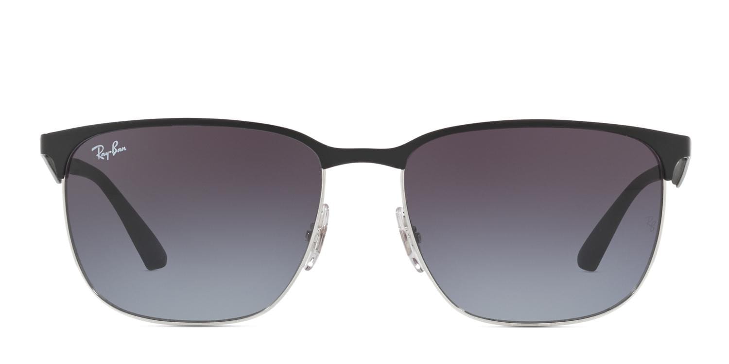 Ray-Ban RB3569 Black, Silver Prescription Sunglasses - 50% Off Lenses