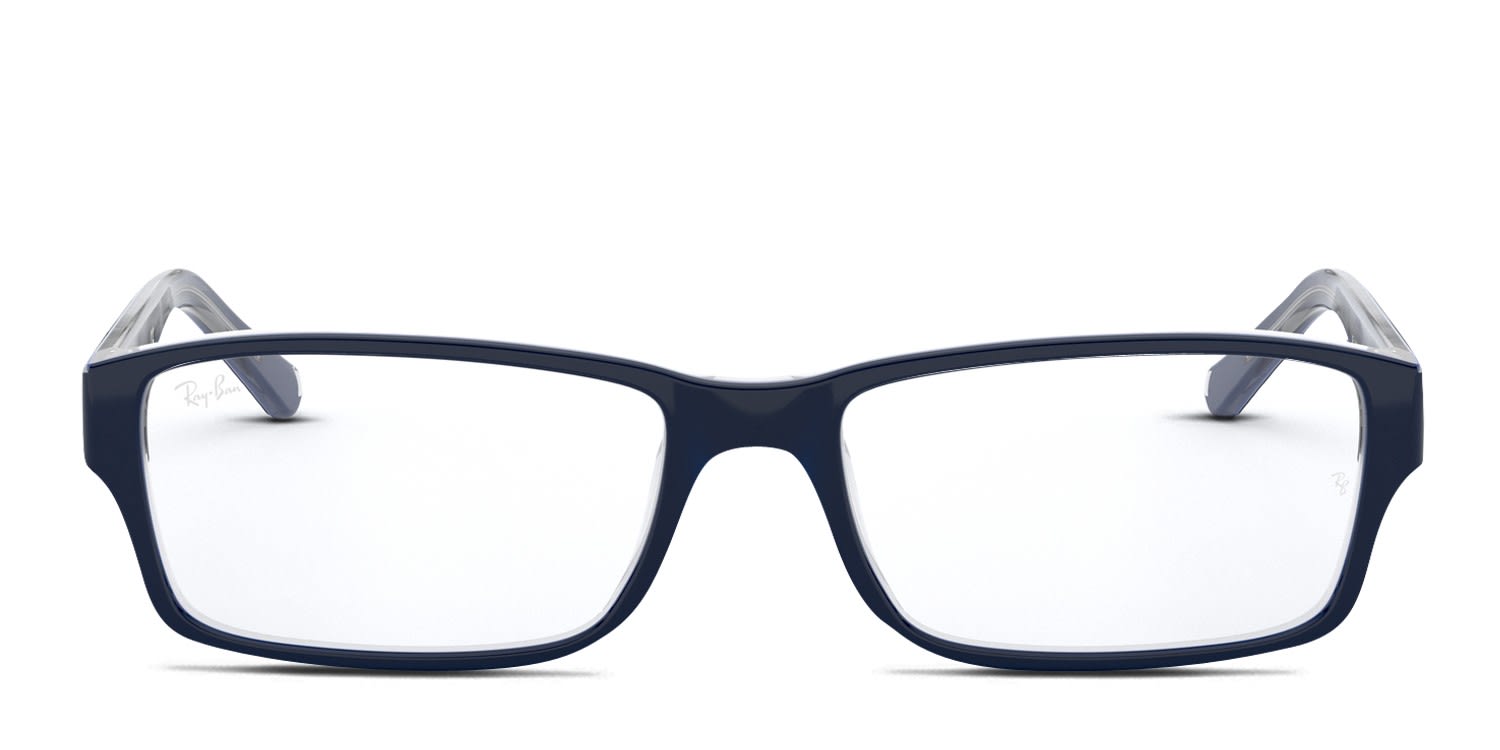 Ray-Ban RX5169 blue , clear , gray frame