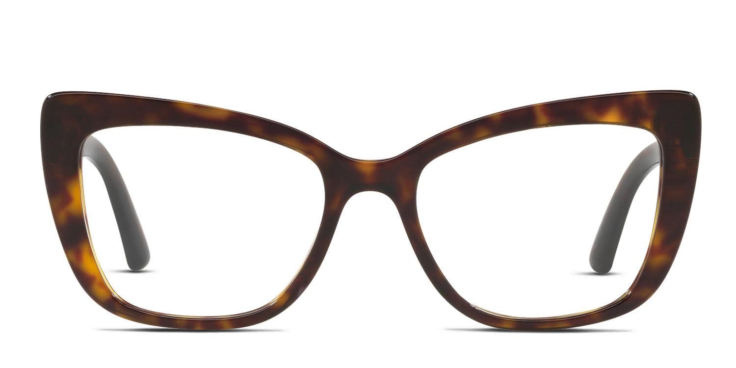 Dolce & Gabbana DG3308 Tortoise Eyeglasses | Includes Free Rx Lenses ...