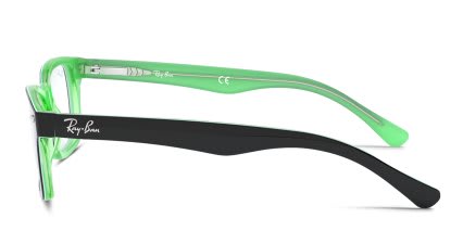 Ray-Ban RY1531 Kids Black, Green Prescription Eyeglasses