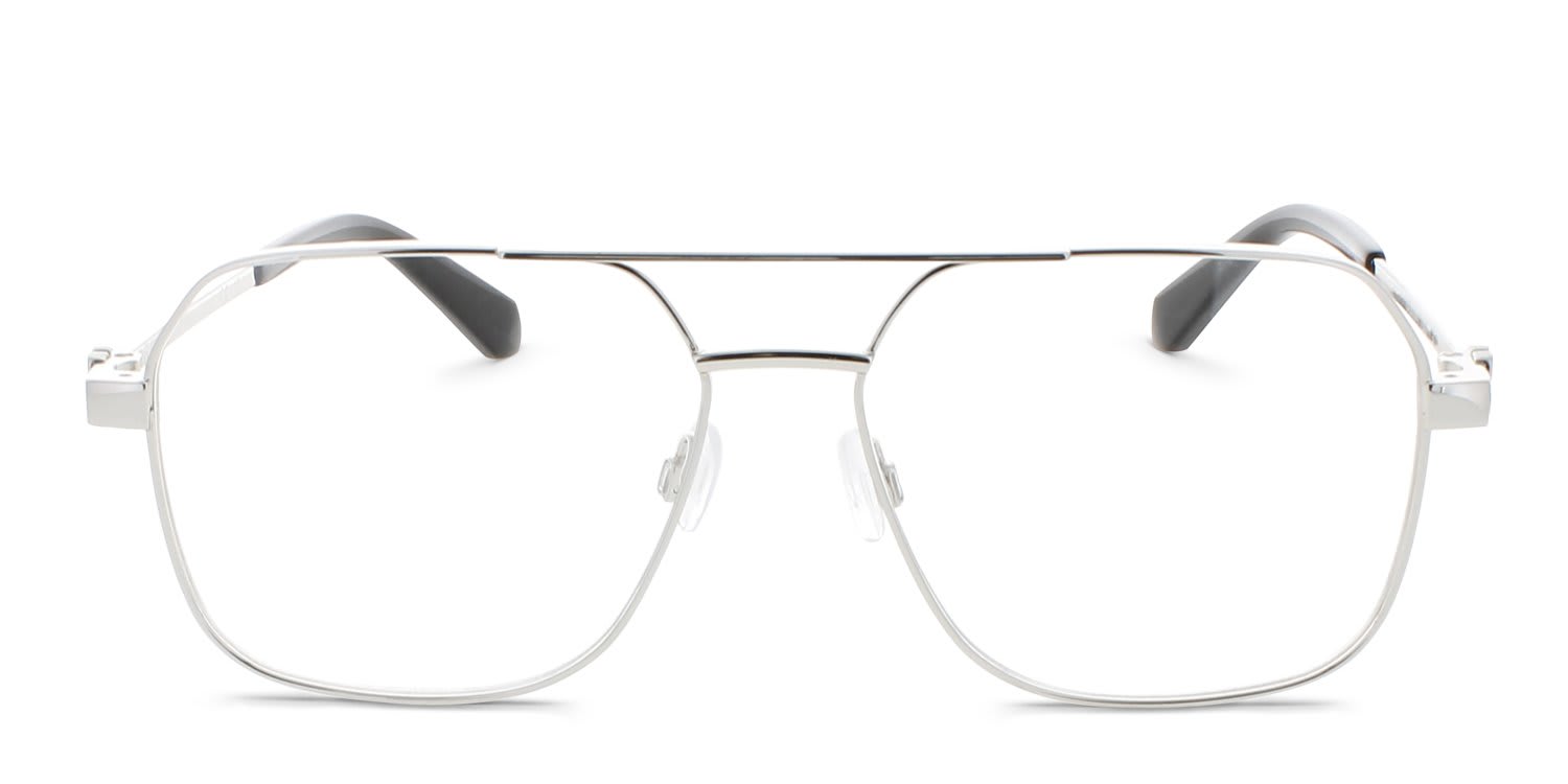 Off-White Style 7J Silver Prescription Eyeglasses