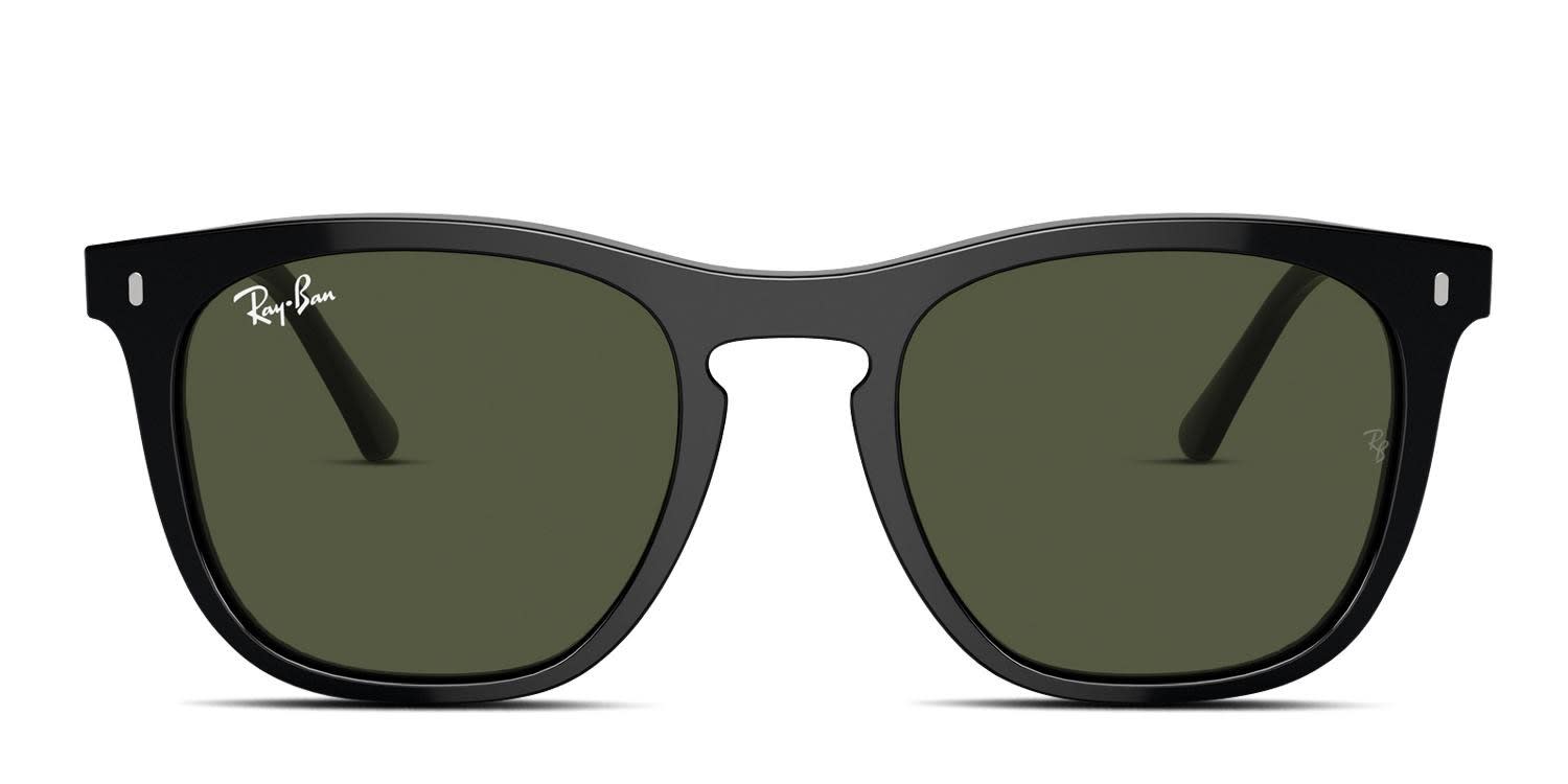 Ray-Ban RB2210 Shiny Black Prescription Sunglasses