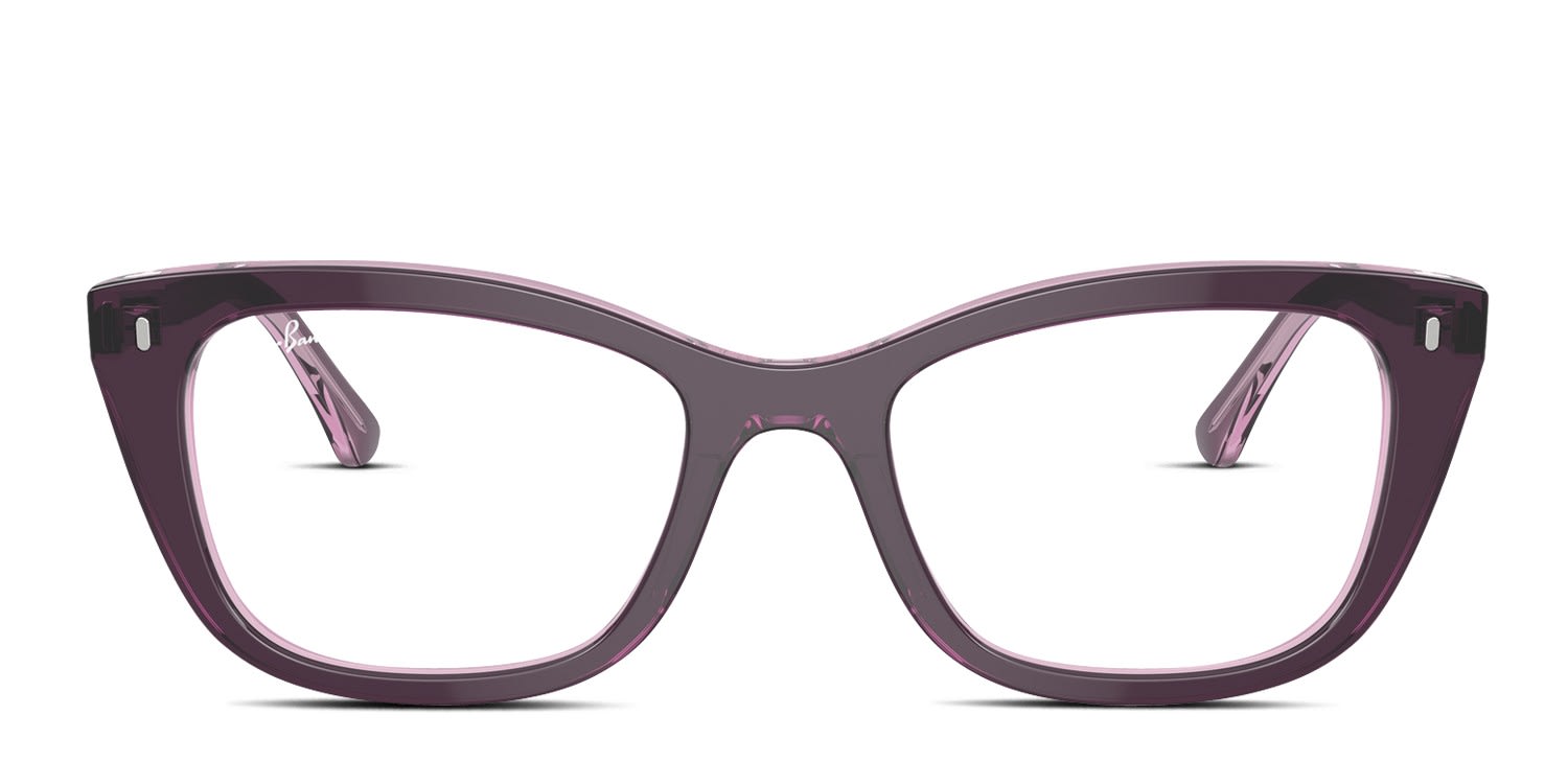 Ray-Ban RX5433 purple , clear , pink frame