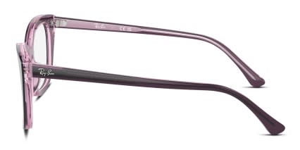 Ray-Ban RX5433 purple , clear , pink frame