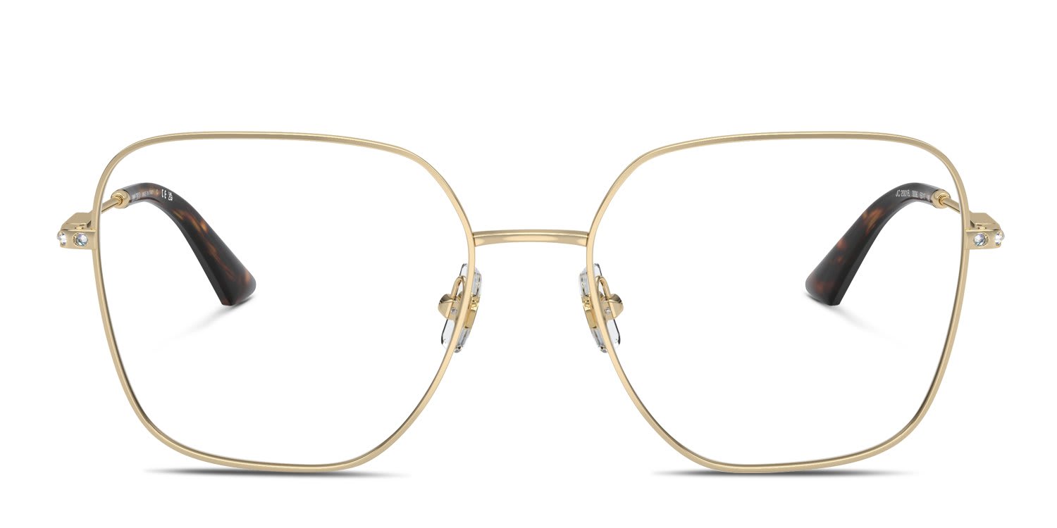 Jimmy Choo JC2001B gold frames