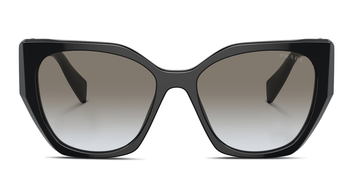 Prada PR19ZS Black Prescription Sunglasses