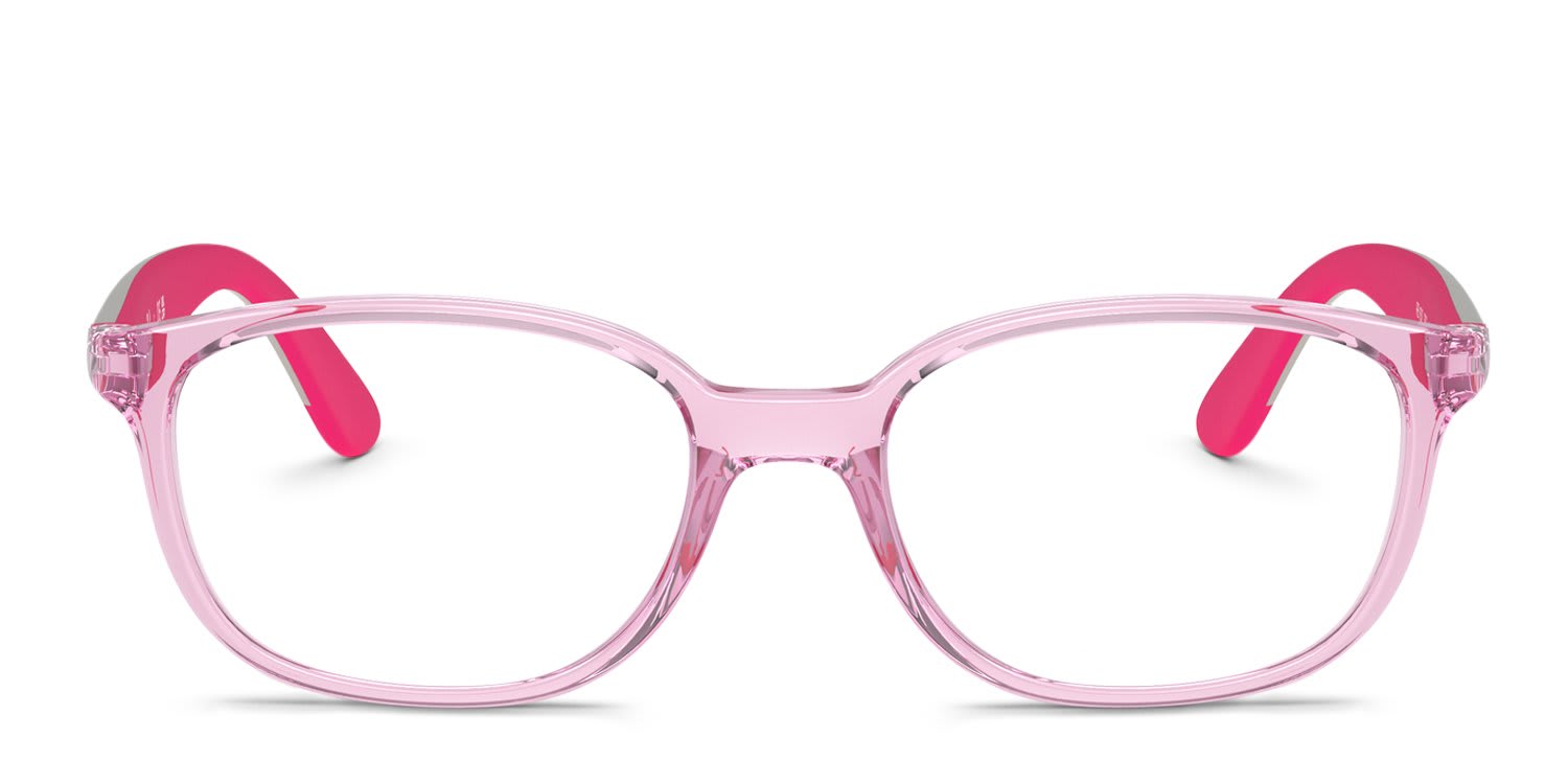 Ray-Ban RY1632 Kids Pink, Clear Prescription Eyeglasses