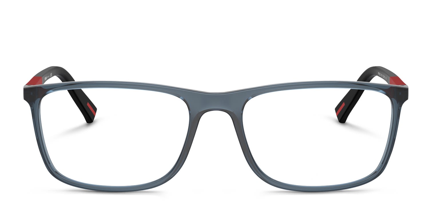 Prada PS03QV Blue Prescription Eyeglasses