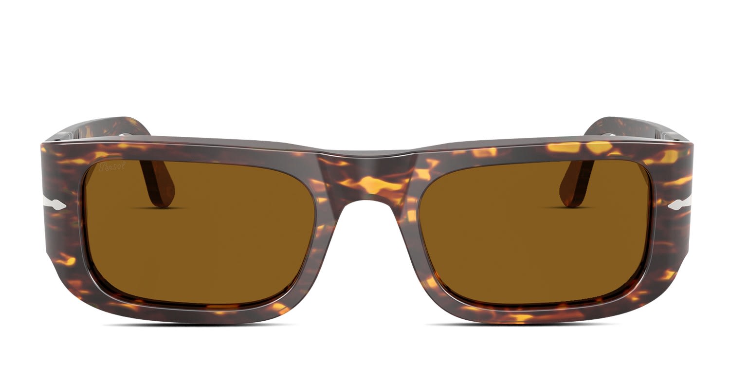 Persol PO3362S brown , yellow frame with brown lenses. Lenses provide ...