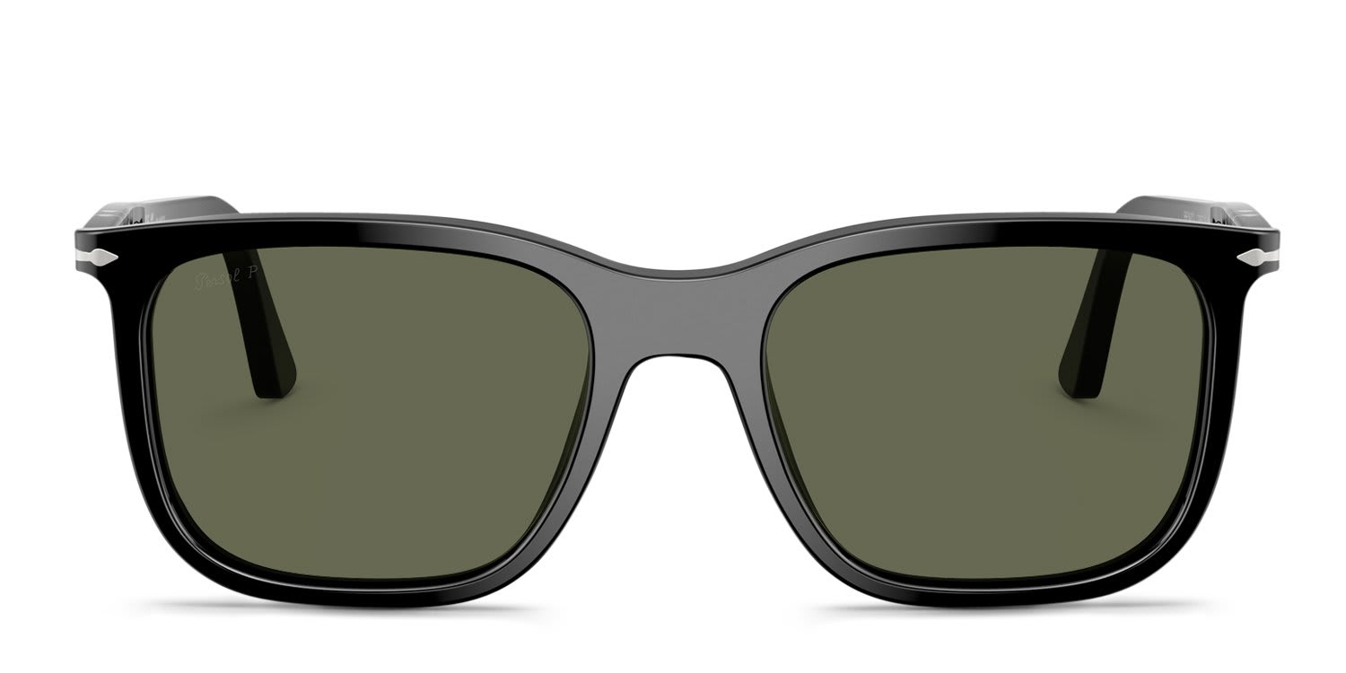 Persol PO3357S Renzo black frame with polarized green lenses. Lenses ...