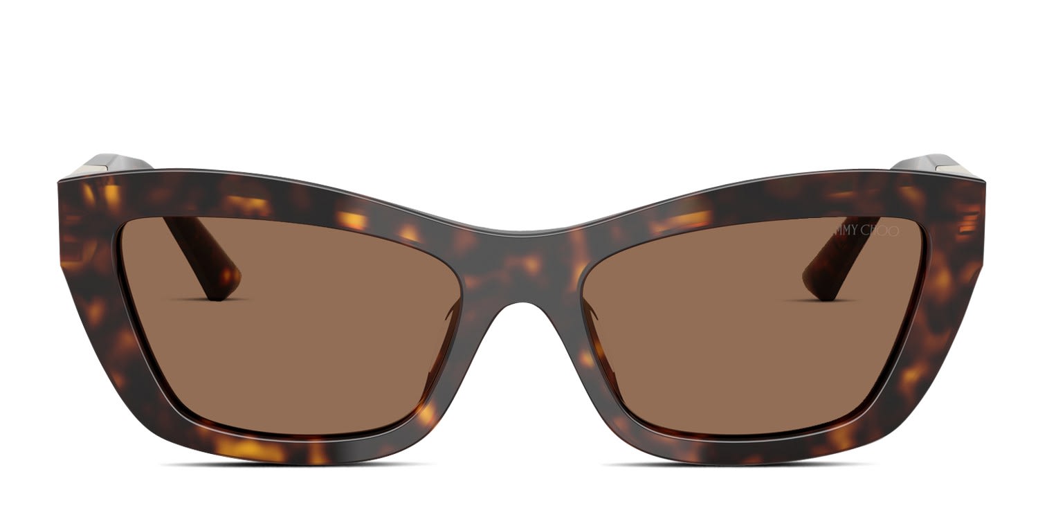 Jimmy Choo JC5030U tortoise frame with dark brown lenses. Lenses ...