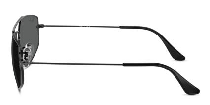 Ray-Ban RB3845 Explorer 5 black frame with dark grey lenses. Lenses ...
