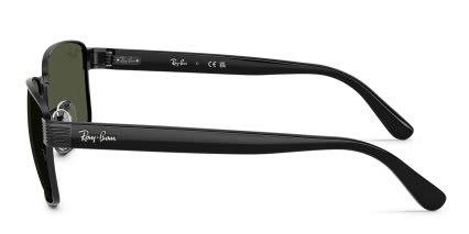 Ray-Ban RB3750 black frame with green lenses. Lenses provide 100% UV ...