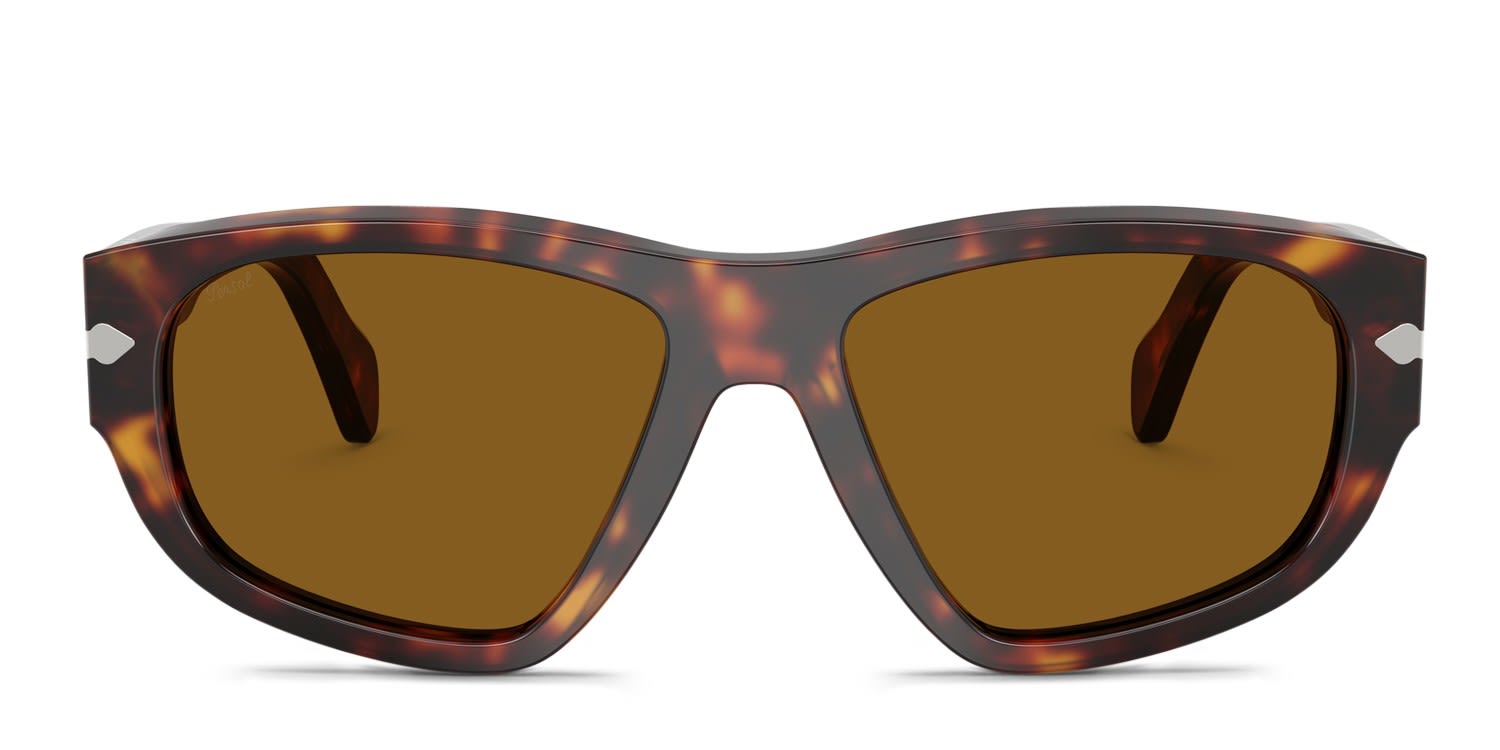 Persol PO0050S tortoise frame with brown lenses. Lenses provide 100% UV ...