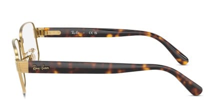 Ray-Ban RX6529 gold frame