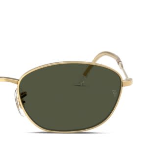 Ray-Ban RB3749 Gold, Green frame with green lenses. Lenses provide 100% ...