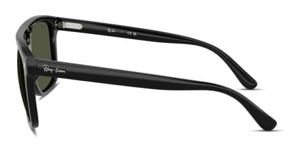 Ray-Ban RB2213 black frame with green lenses. Lenses provide 100% UV ...