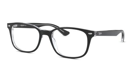 Ray-Ban RX5375 black , clear frame