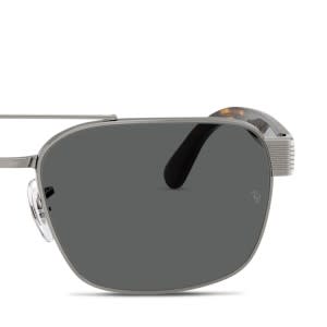 Ray-Ban RB3751 gunmetal frame with dark grey lenses. Lenses provide 100 ...