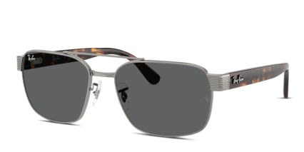 Ray-Ban RB3751 gunmetal frame with dark grey lenses. Lenses provide 100 ...