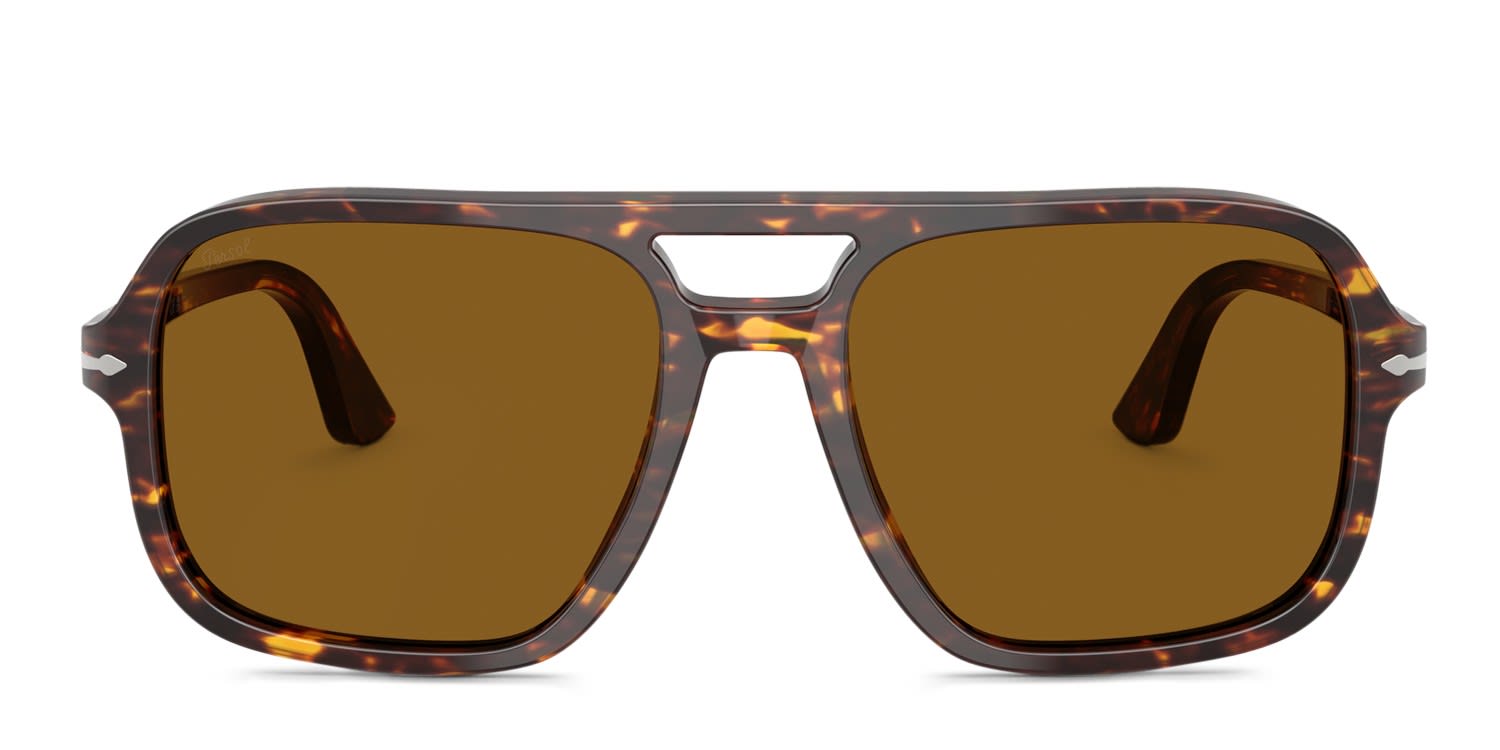 Persol PO3328S brown , yellow frame with brown lenses. Lenses provide ...