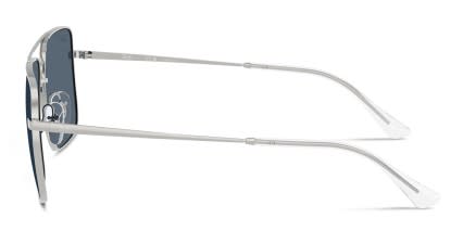 Ray-Ban RB3758 Ari silver frame with blue polarized lenses. Lenses ...