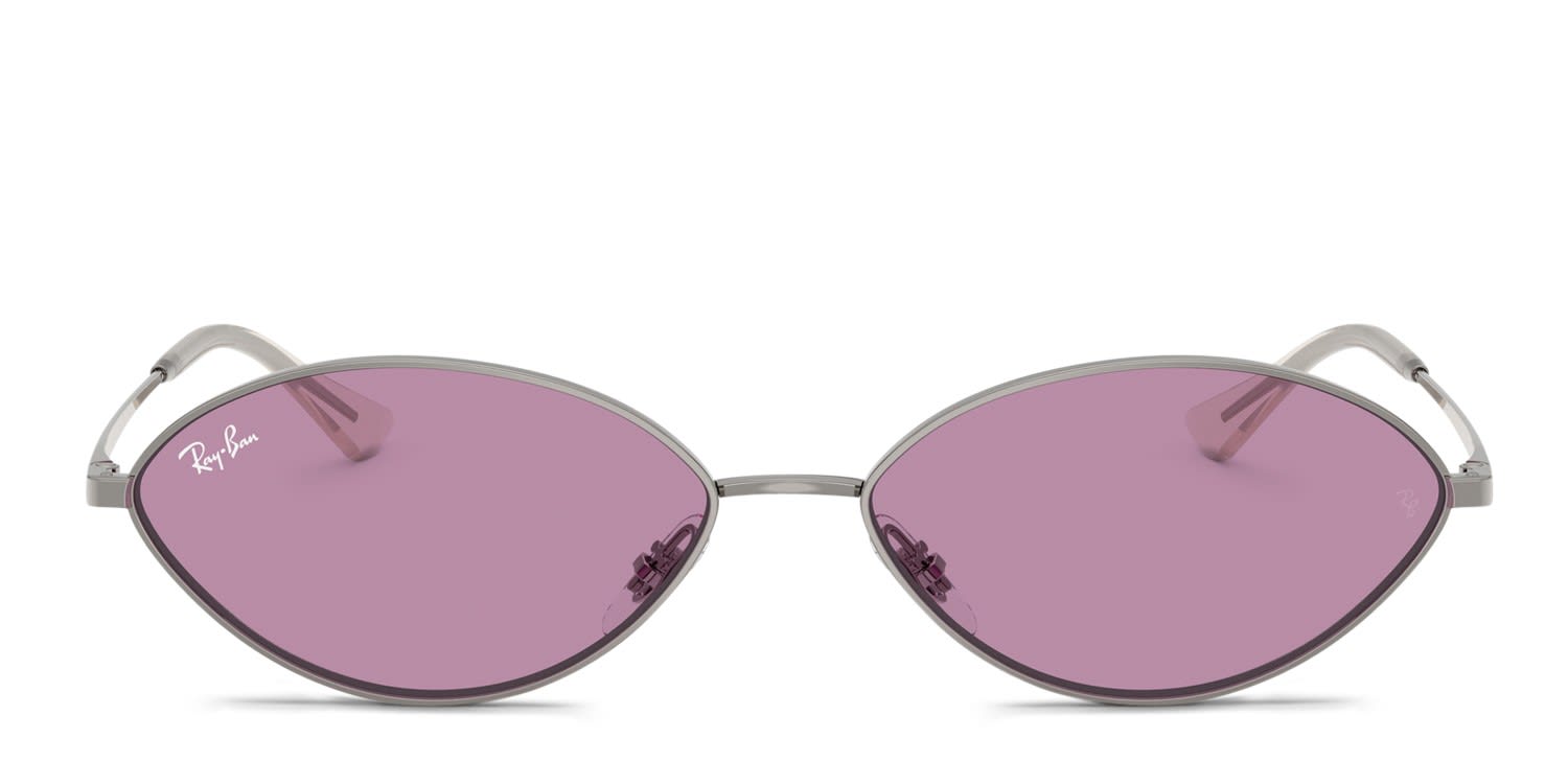 Ray-Ban RB3757 Kai gunmetal frame with dark violet lenses. Lenses ...