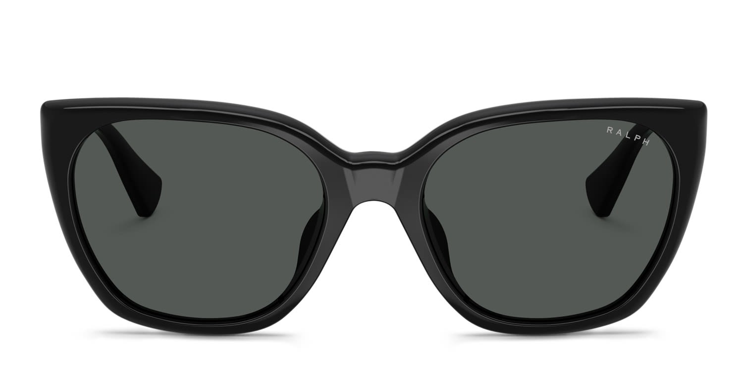 Ralph Lauren RA5330U black frame with light grey lenses. Lenses provide ...