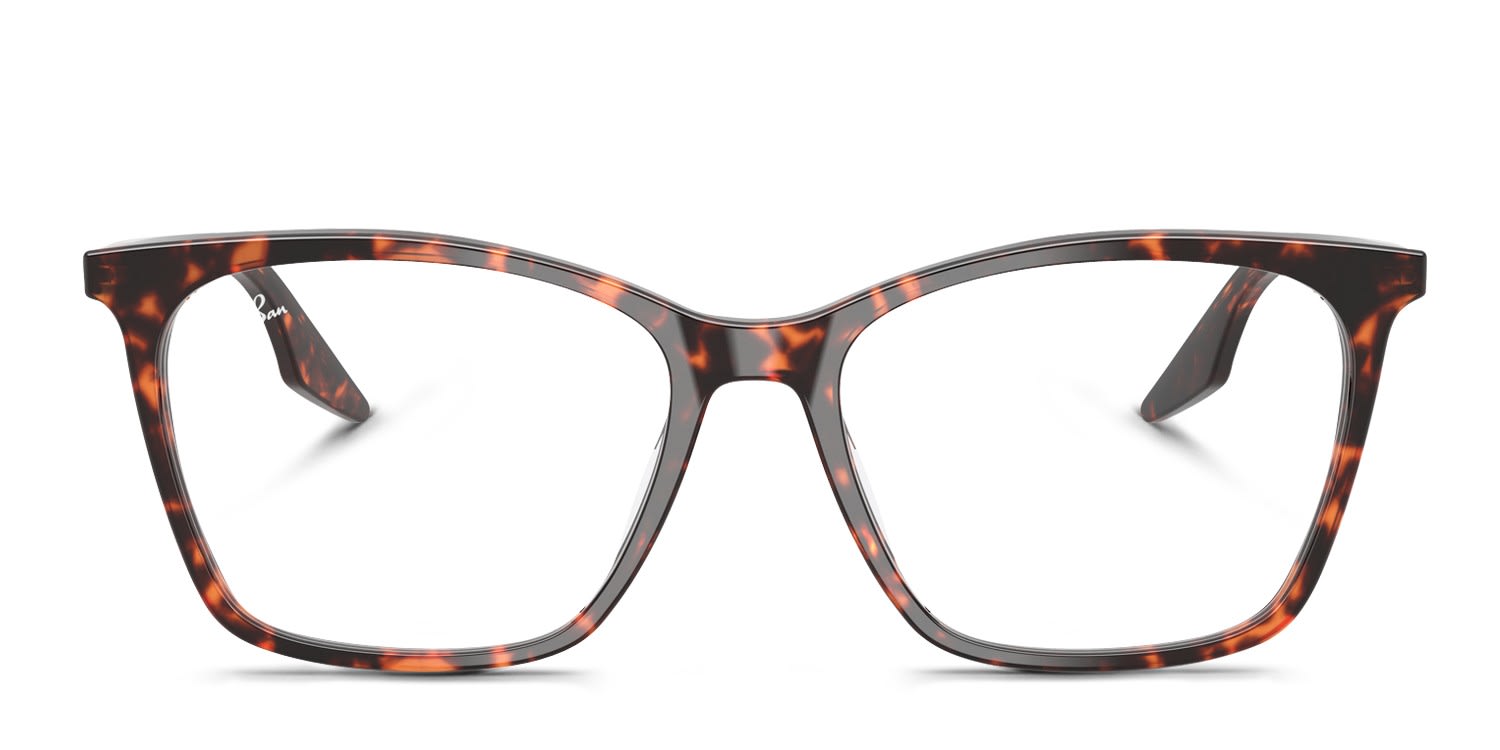 Ray-Ban RX5422 tortoise , red frame