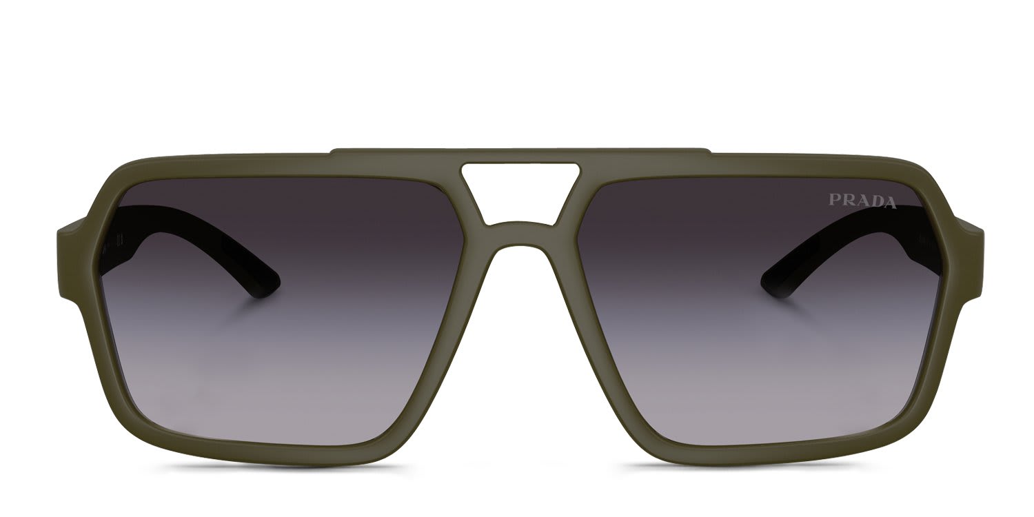 Prada Linea Rossa PSA06S green frame with gradient grey lenses. Lenses ...