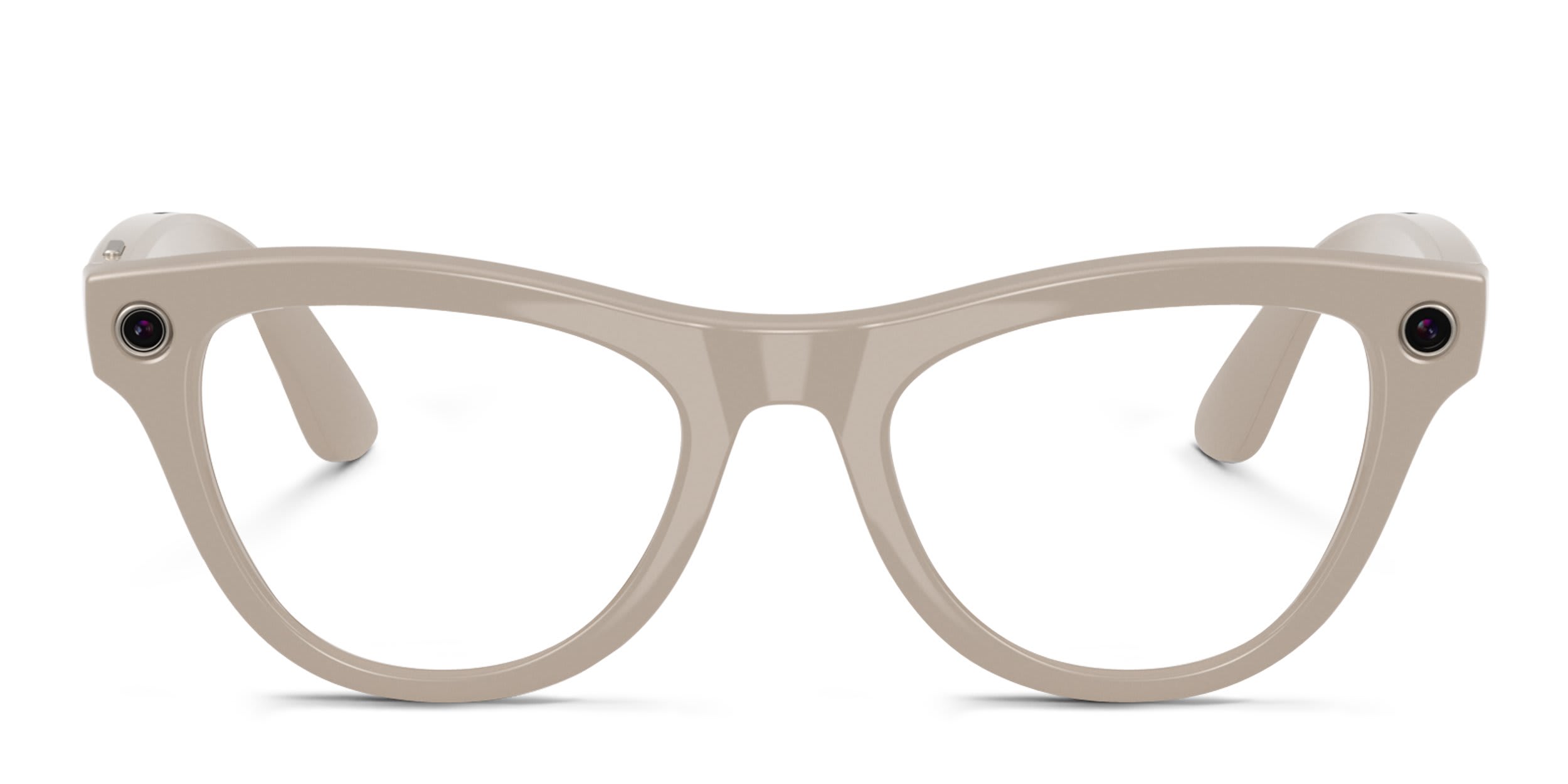 Ray-Ban Meta Smart Glasses RW4010 Meta Skyler Beige Transitions Glasses ...