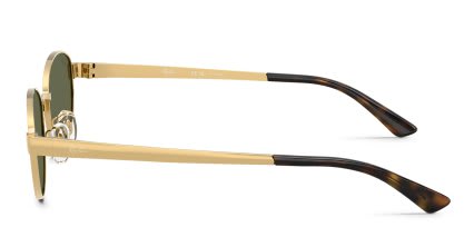 Ray-Ban RB3774D gold frame with dark green polarized lenses. Lenses ...