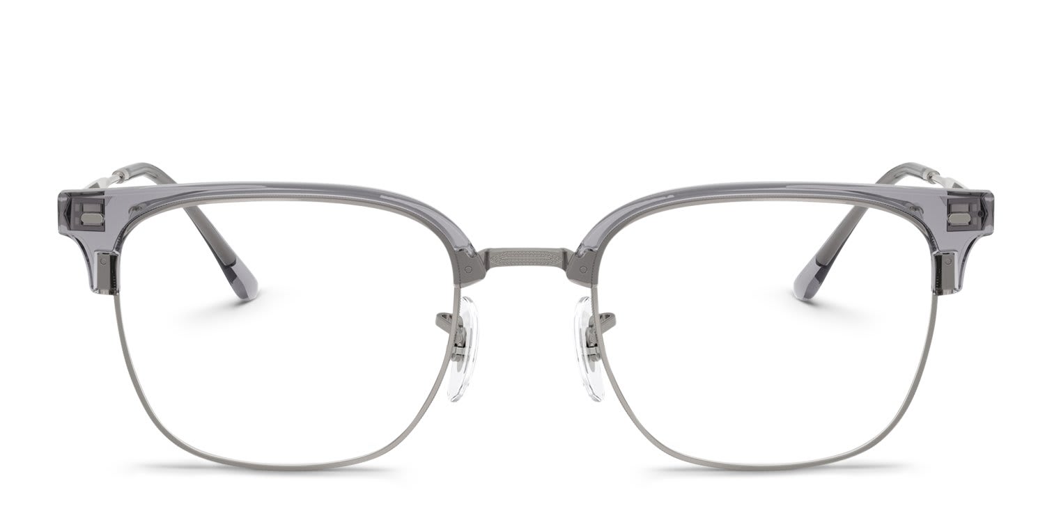 Ray-Ban RX7216 New Clubmaster gray , gunmetal frame