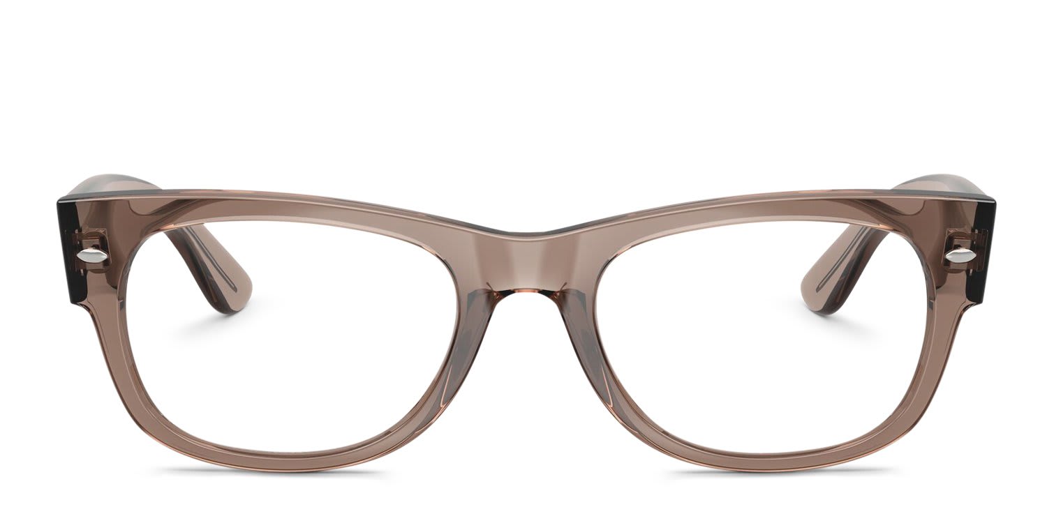 Ray-Ban RX0832V Mega Wayfarer Ii clear , brown , beige frames